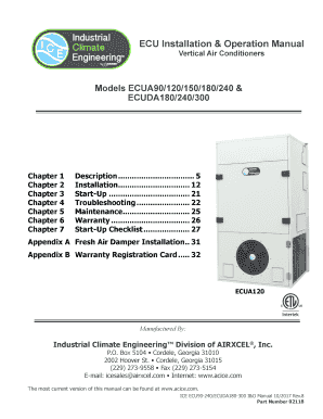 Fillable Online ECU Installation & Operation Manual Fax Email Print - pdfFiller