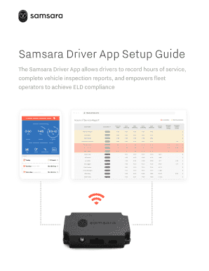 Fillable Online Samsara Driver App Setup Guide Fax Email Print - pdfFiller