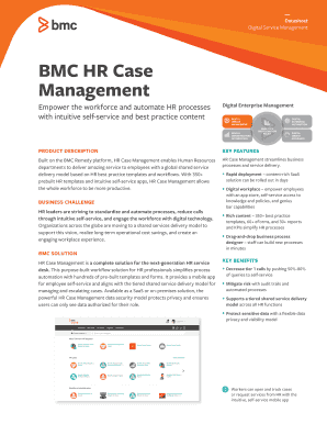 Fillable Online BMC HR Case Fax Email Print - pdfFiller