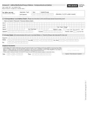 Fillable Online Please fill the form in English and in BLOCK letters ...