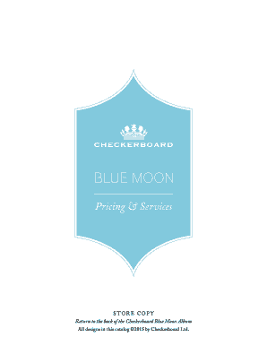 Fillable Online BLUE MOON Fax Email Print - pdfFiller