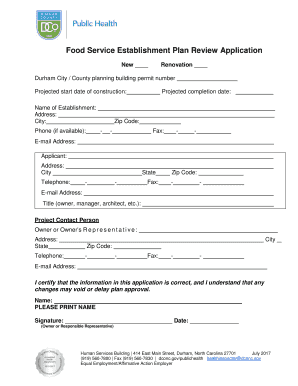 Fillable Online Durham City / County planning building permit number ...