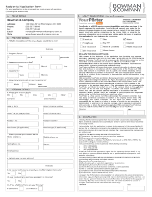 Fillable Online UTILITY CONNECTIONS - this is a free service Fax Email ...