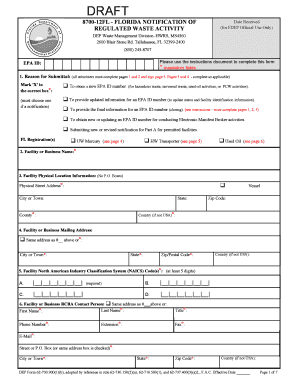 Fillable Online 8700-12FL - FLORIDA NOTIFICATION OF Fax Email Print ...
