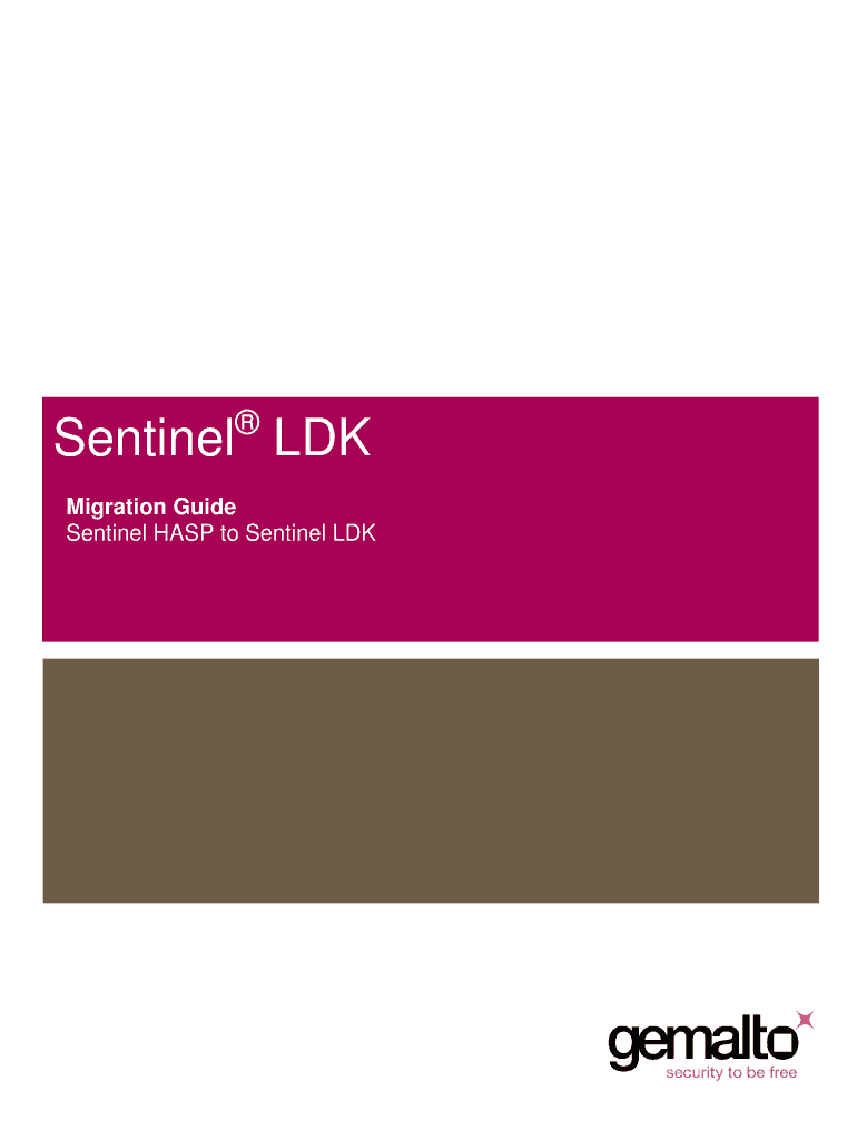 Fillable Online Sentinel LDK Fax Email Print - pdfFiller