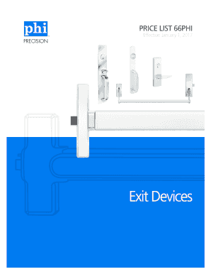 Fillable Online Exit Devices Fax Email Print - pdfFiller