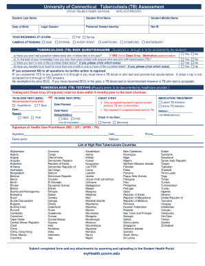 Fillable Online UConn Student Health Services Fax Email Print - pdfFiller