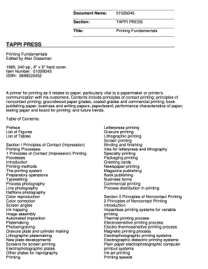 Fillable Online TAPPI PRESS Fax Email Print - pdfFiller