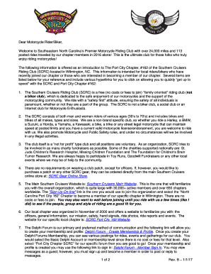 Fillable Online Dear Motorcycle Rider/Biker, Fax Email Print - pdfFiller