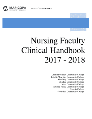Fillable Online NURSING FACULTY CLINICAL HANDBOOK Fax Email Print ...