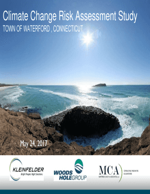 Fillable Online Climate Change Risk Assessment Study Fax Email Print ...