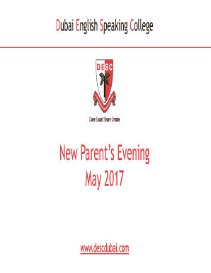 Fillable Online New Parents Evening Fax Email Print - pdfFiller