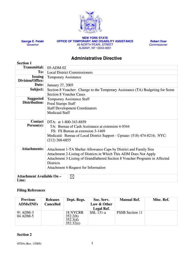 Fillable Online 05-ADM-02 Fax Email Print - pdfFiller