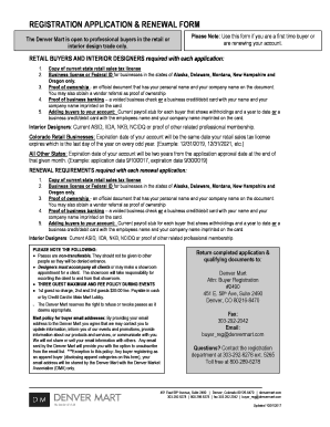 Fillable Online REGISTRATION APPLICATION & RENEWAL FORM Fax Email Print ...