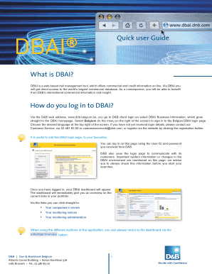 Fillable Online What is DBAI Fax Email Print - pdfFiller