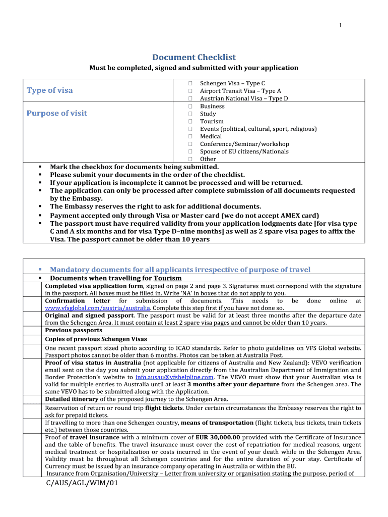 Fillable Online Schengen Visa Type C Fax Email Print - pdfFiller