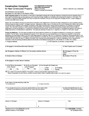 Fillable Online Construction Complaint Fax Email Print - pdfFiller