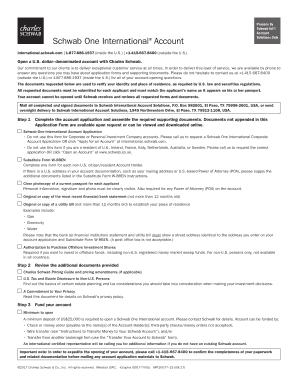 Fillable Online Schwab One International Account Fax Email Print - pdfFiller