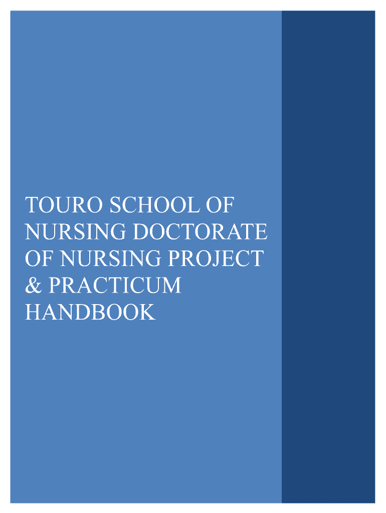 Fillable Online NURSING DOCTORATE Fax Email Print - pdfFiller