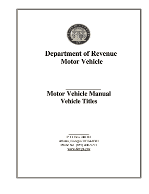 Fillable Online Motor Vehicle Manual Fax Email Print - pdfFiller