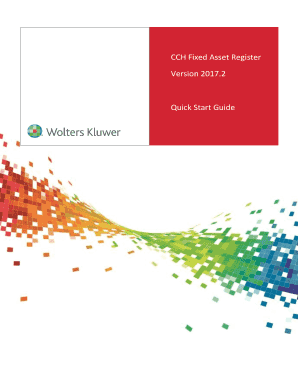 Fillable Online CCH Fixed Asset Register Fax Email Print - pdfFiller