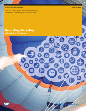 Fillable Online SAP SuccessFactors Recruiting Marketing Fax Email Print ...