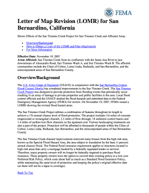 Fillable Online Letter of Map Revision (LOMR) for San Fax Email Print ...