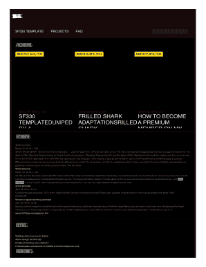 Fillable Online SF330 TEMPLATE Fax Email Print - pdfFiller