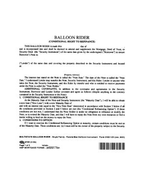 Fillable Online BALLOON RIDER Fax Email Print - pdfFiller
