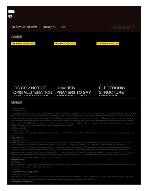 Fillable Online GOV NOTICE CP05 Fax Email Print - pdfFiller