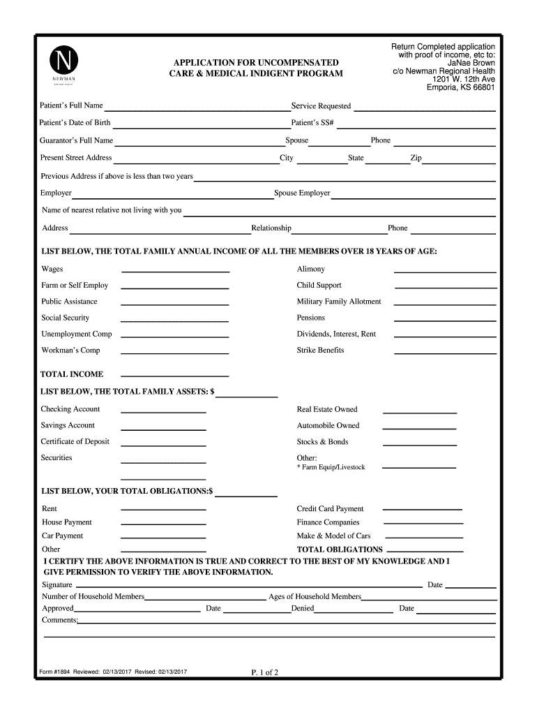 Fillable Online with proof of income, etc to: Fax Email Print - pdfFiller