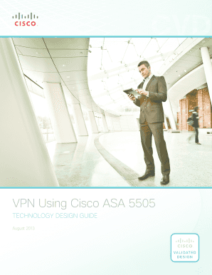 Fillable Online VPN Using Cisco ASA 5505 Fax Email Print - pdfFiller