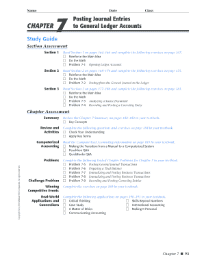 Fillable Online Posting Journal Entries Fax Email Print - pdfFiller
