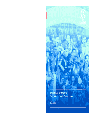 Fillable Online European Under-19 Championship Fax Email Print - pdfFiller