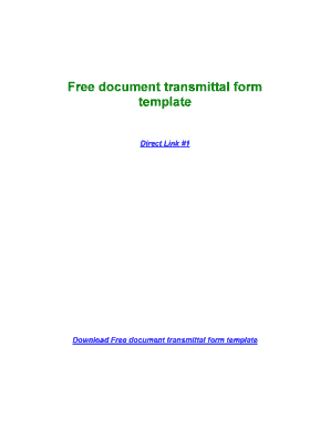Fillable Online DownloadFree document transmittal form template Fax ...
