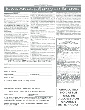 Fillable Online Iowa Angus News Fax Email Print - pdfFiller