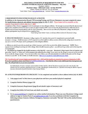 Fillable Online WELCOME & OVERVIEW OF REQUIREMENTS FOR NEW Fax Email ...