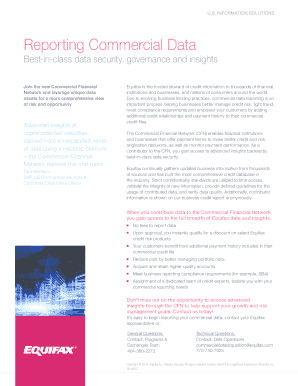 Fillable Online Reporting Commercial Data Fax Email Print - pdfFiller