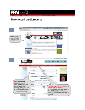 Fillable Online How to pull credit reports Fax Email Print - pdfFiller