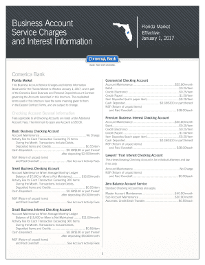 Fillable Online Commercial Checking Account Fax Email Print - pdfFiller