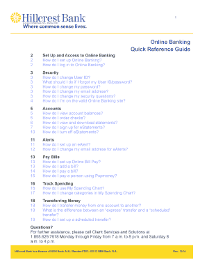 Fillable Online Set Up and Access to Online Banking Fax Email Print ...