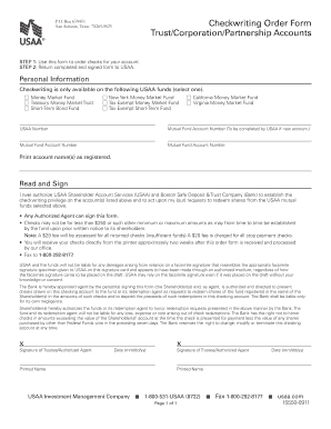 Fillable Online Checkwriting Order Form Fax Email Print - pdfFiller