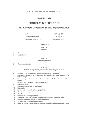 Fillable Online COOPERATIVE SOCIETIES Fax Email Print - pdfFiller