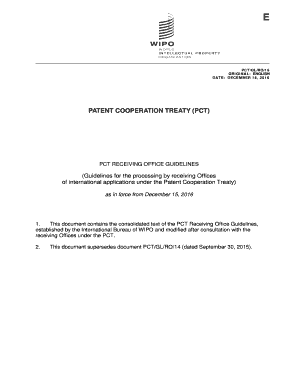 Fillable Online PCT/GL/RO/15 Fax Email Print - pdfFiller