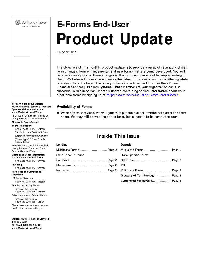 Fillable Online form changes, form enhancements, and new forms that are ...