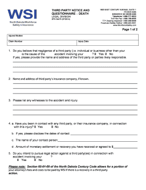 Fillable Online QUESTIONNAIRE DEATH Fax Email Print - pdfFiller