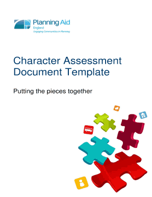 Fillable Online Character Assessment Document Template Fax Email Print ...