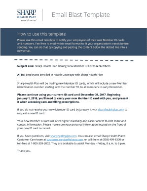 Fillable Online Email Blast Template Fax Email Print - pdfFiller
