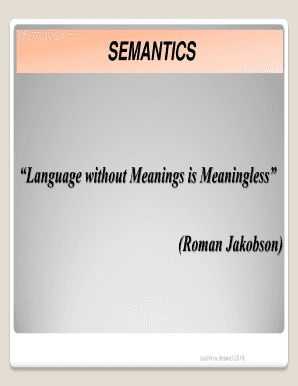 Fillable Online Language without Meanings is Meaningless Fax Email ...