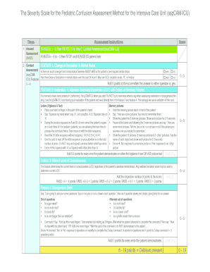 Fillable Online The Severity Scale for the Pediatric Confusion ...